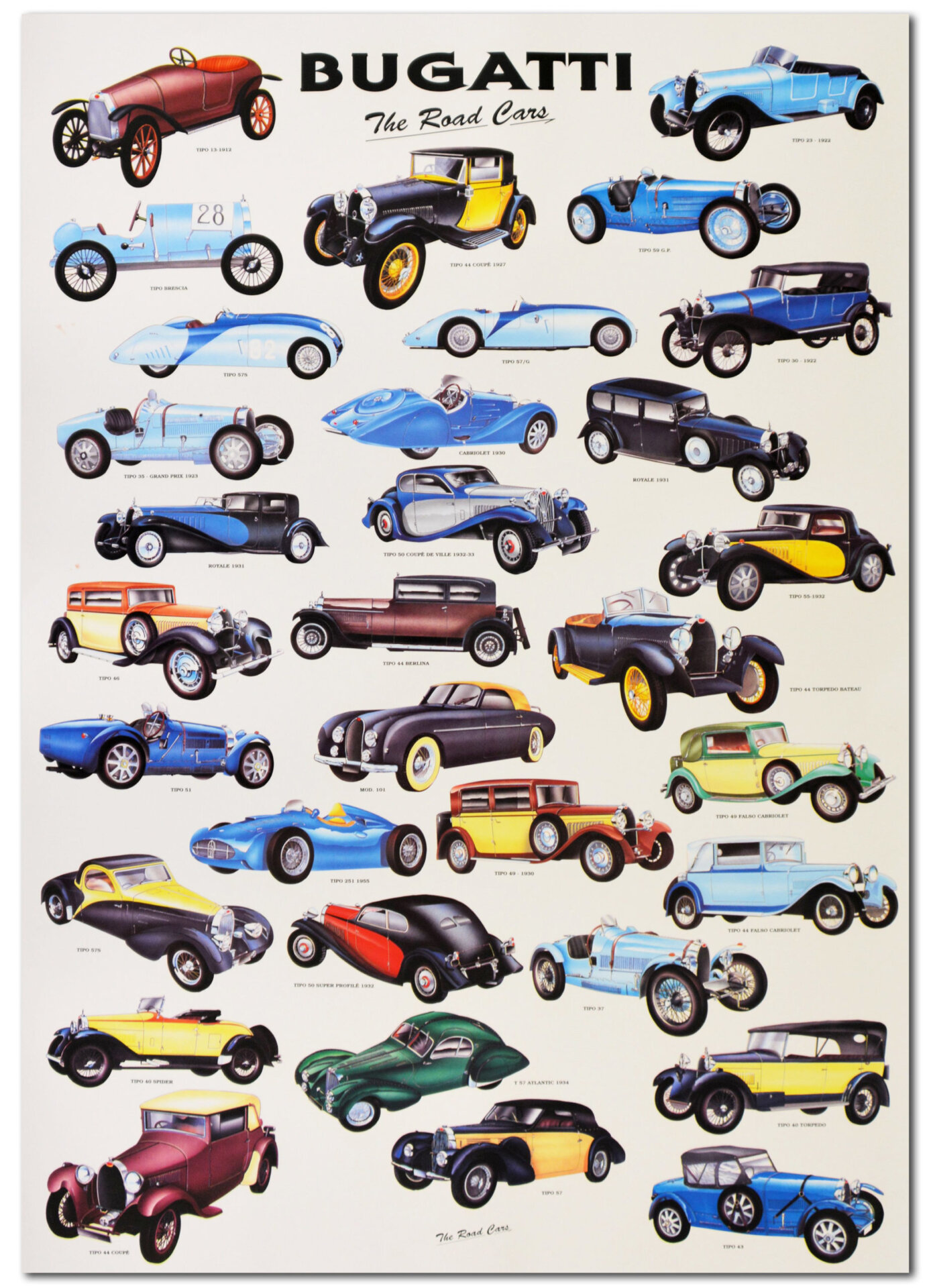 Poster Auto Bugatti - SIGEM.it